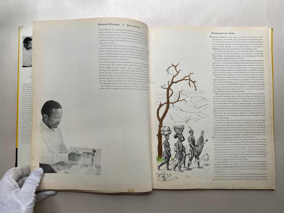 Gerard Bhengu, Zulu Artist by Phyllis Savory – Gallery Bon Bon